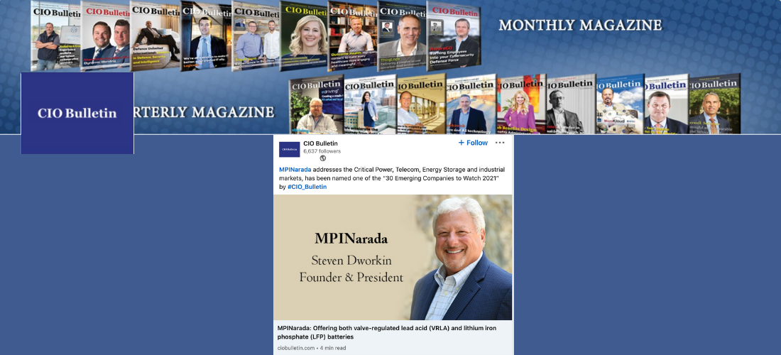 MPINarada COVID Update – Global Battery Leader